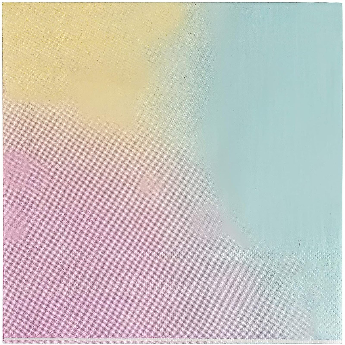 BLUE PANDA Paper Napkins for Rainbow Birthday Party (6.5 x 6.5 Inches, 150 Pack)