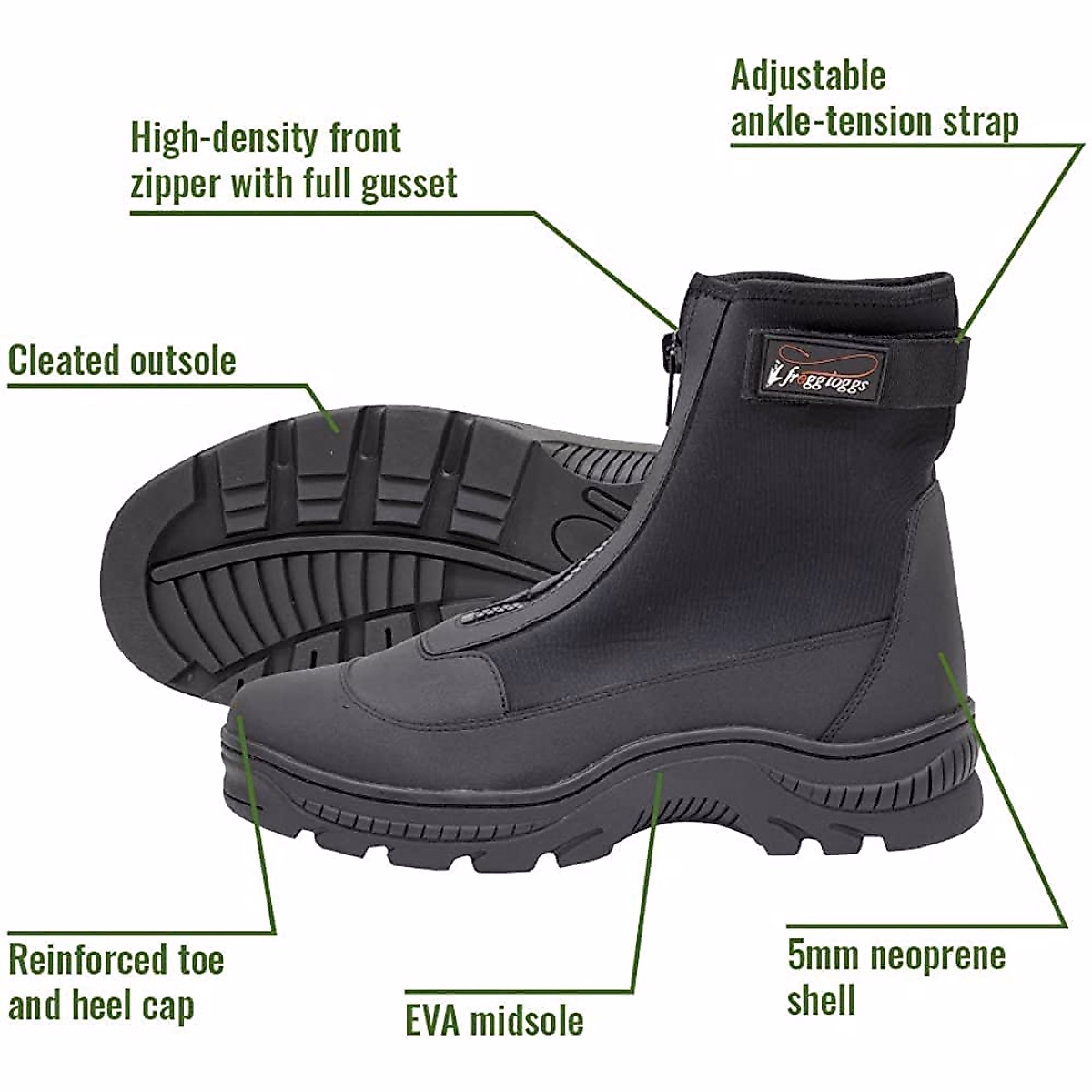 FROGG TOGGS Aransas II Neoprene Surf & Sand Wading Boot