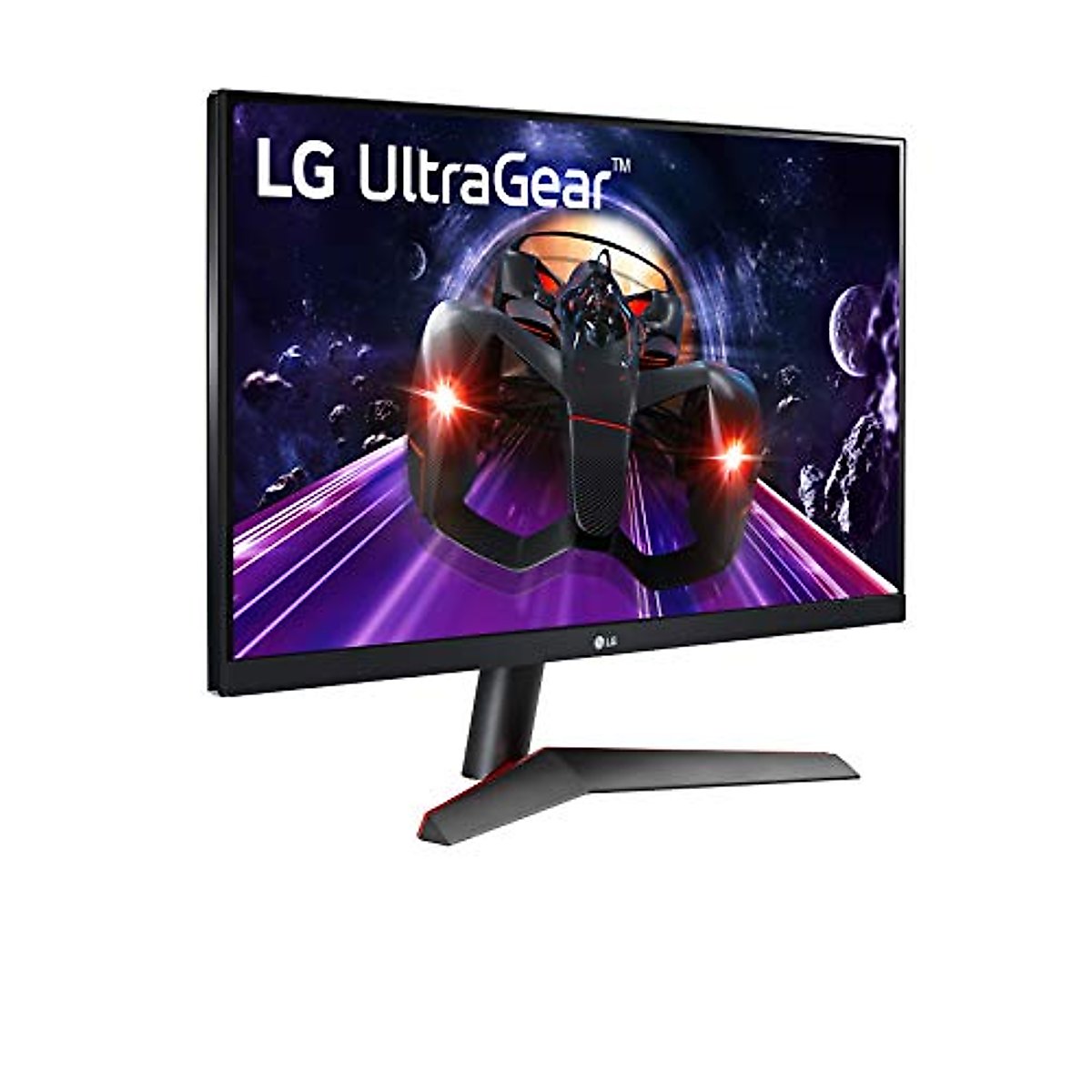 LG 24GN600-B UltraGear Gaming Monitor 24" Full HD (1920 x 1080) IPS Display, 1ms (GtG) Response Time, 144Hz Refresh Rate, AMD FreeSync Premium, HDR10, 3-Side Virtually Borderless Display,Black