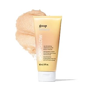 goop Microderm Body Scrub | Exfoliate, Cleanse, & Moisturize | Subtle Scent of Juniper, Fir Needle, Vetiver, and Oakmoss | 6 fl oz | Paraben and Silicone Free