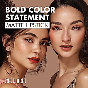 Milani Bold Color Statement Matte Lipstick - I Am Smart (0.14 Ounce) Vegan, Cruelty-Free Bold Color Lipstick with a Full Matte Finish