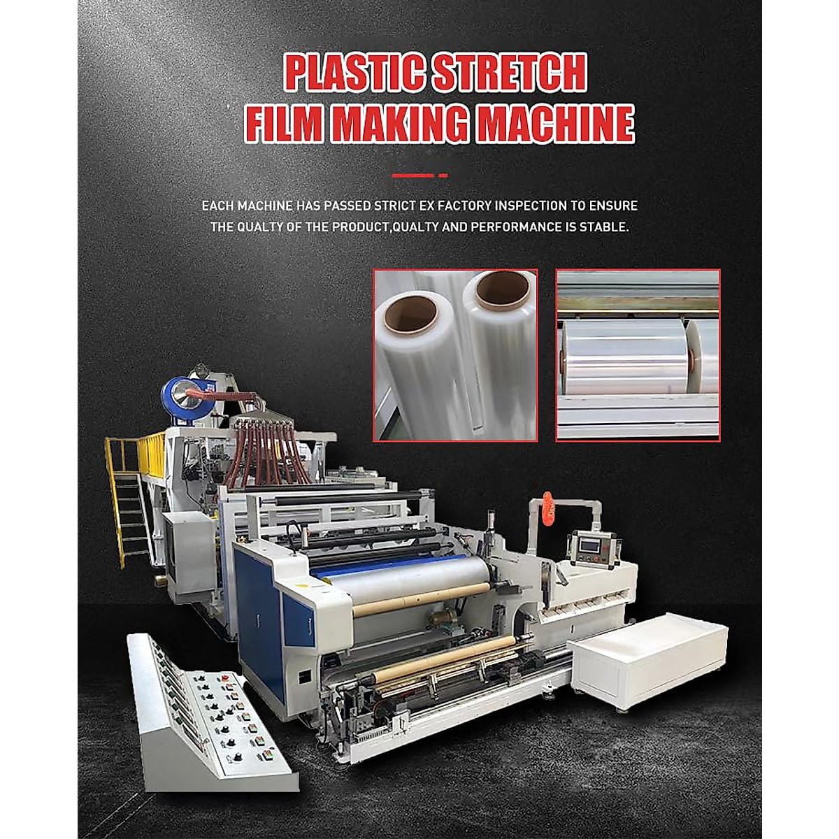 Single-Layer Blown Film Production Line – Plastic Extruder for Cling Film Manufacturing