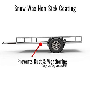Snow Wax Snow and Ice Repellent Coating for Snowblowers, Shovels, Wheel Wells - 11oz Spray