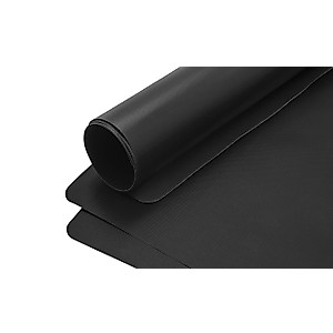 Eternal Living Non-Stick Oven Liners for Bottom of Electric, Gas, Toaster & Microwave Ovens Extra Thick Heavy Duty, Extra Large 26” x 16.25” Set of 3 Black