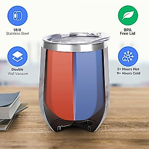 silichee 20 Oz Stainless Steel Insulated Tumblers with Lid Watercolor Still Life Fresh Apples on Insulated Tumblers Vacuum Coffee Mugs for Hot and Cold Drinks,Coffee,Wine