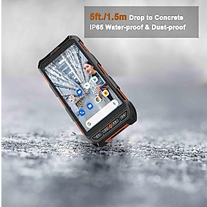 Android 13 Barcode Scanner Handheld Mobile Computer, 5.5-inch Touchscreen PDA Scanner with Integrated Honeywell 1D & 2D Bar Code Scan Engine, WiFi & 4G LTE, for Warehouse & Logistics