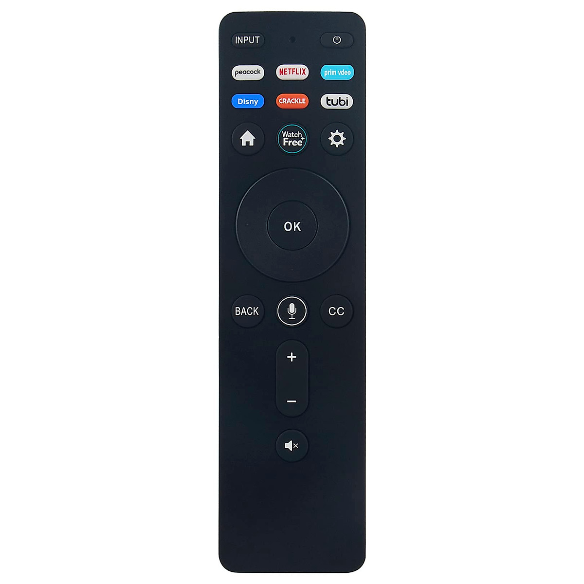 XRT260 Replace Smart Voice Remote Control fit for Vizio TV V505-J01 M50Q7-J01 V555-J01 M55Q7-J01 M65Q7-J01 P65Q9-J01 M75Q6-J03 with 6 Shortcut App Key Button