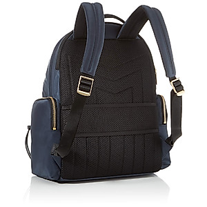 Michael Kors Women's LG Backpack, Navy Multi, Medium