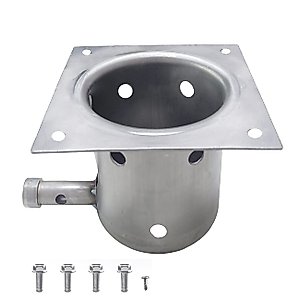 FCCUM Fire Burn Pot Replacement Parts for Traeger Pellet Grill,Compatible with Traeger Grill and Most Pit Boss Grills