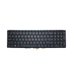 Bayjebu Replacement Parts for HP Spectre x360 15-EB TPN-Q226 15.6" US-English Backlit Keyboard L95658-001 Blue