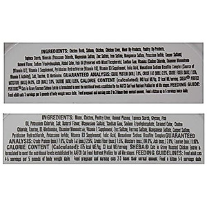 Sheba Perfect Portions Premium Cuts in Gravy Cat Food 4 Flavor 8 Can Sampler, (2) Each: Bistro Chicken Alfredo, Tuna, Salmon, Chicken (2.6 Ounces) - Plus Catnip Toy and Fun Facts Booklet Bundle