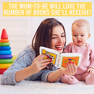 25 Books For Baby Shower Request Cards - Giraffe Baby Shower Invitation Inserts, Book Request Baby Shower Guest Book Alternative, Bring A Book Instead Of A Card, Baby Shower Book Request