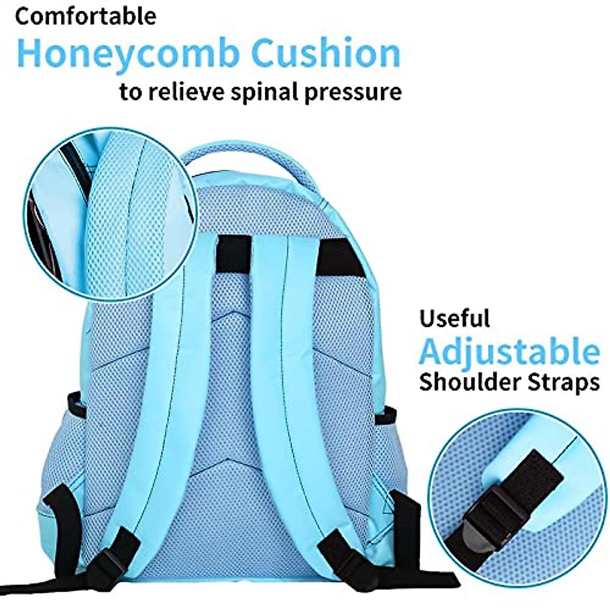 VBFOFBV Backpack for Women Daypack Laptop Backpack Travel Casual Bag, Blackboard Periodic Table of Chemical Elements