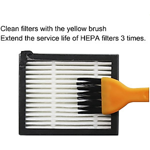Replacement Parts Accessories for iRobot Roomba i3 E5 j7 i4 i7 i7 Plus i3+ i4 i4+ i6 i6+ i8 i8+ Plus E6 j7+ plus,E & I & j Series robot vacum(Rubber Brush, Filter,Edge-Sweeping Brush,vacuum Bags)