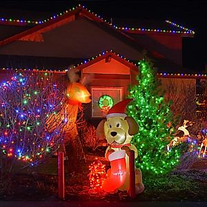 Exiugus 25Pack Shatterproof & Waterproof C7 Replacement LED Light Bulbs – 0.6W Equivalent to 7W, Multi-Color C7 LED Bulbs for Outdoor String Light, Commercial Grade Holiday Bulbs