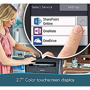 Brother Printer RHLL2395DW Monochrome Printer with Scanner and Copier 2.7in (Renewed)