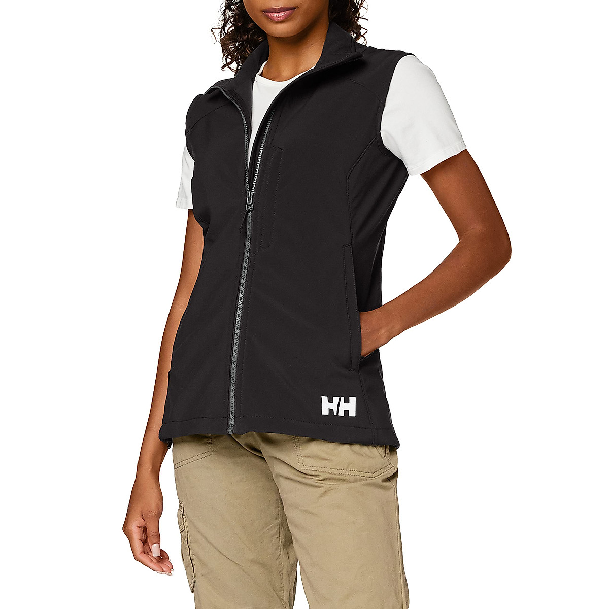 Helly Hansen Women's Paramount Softshell Vest, Black, Large