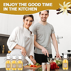 zjdbset 20Pcs 4 oz Swing Top Glass Bottles for Vanilla Extract Homemade,Flip Top Glass Bottles for Glass Food Storage Canister for Hot Sauce Beans