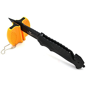 Snake Eye Tactical Dual Stage Portable Knife Sharpener Outdoors Camping Hunting Fishing