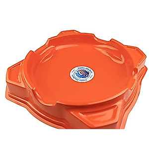 Aimoly Bey Stadium Battle Arena for Beyblade Burst Battling Tops Game (Orange)