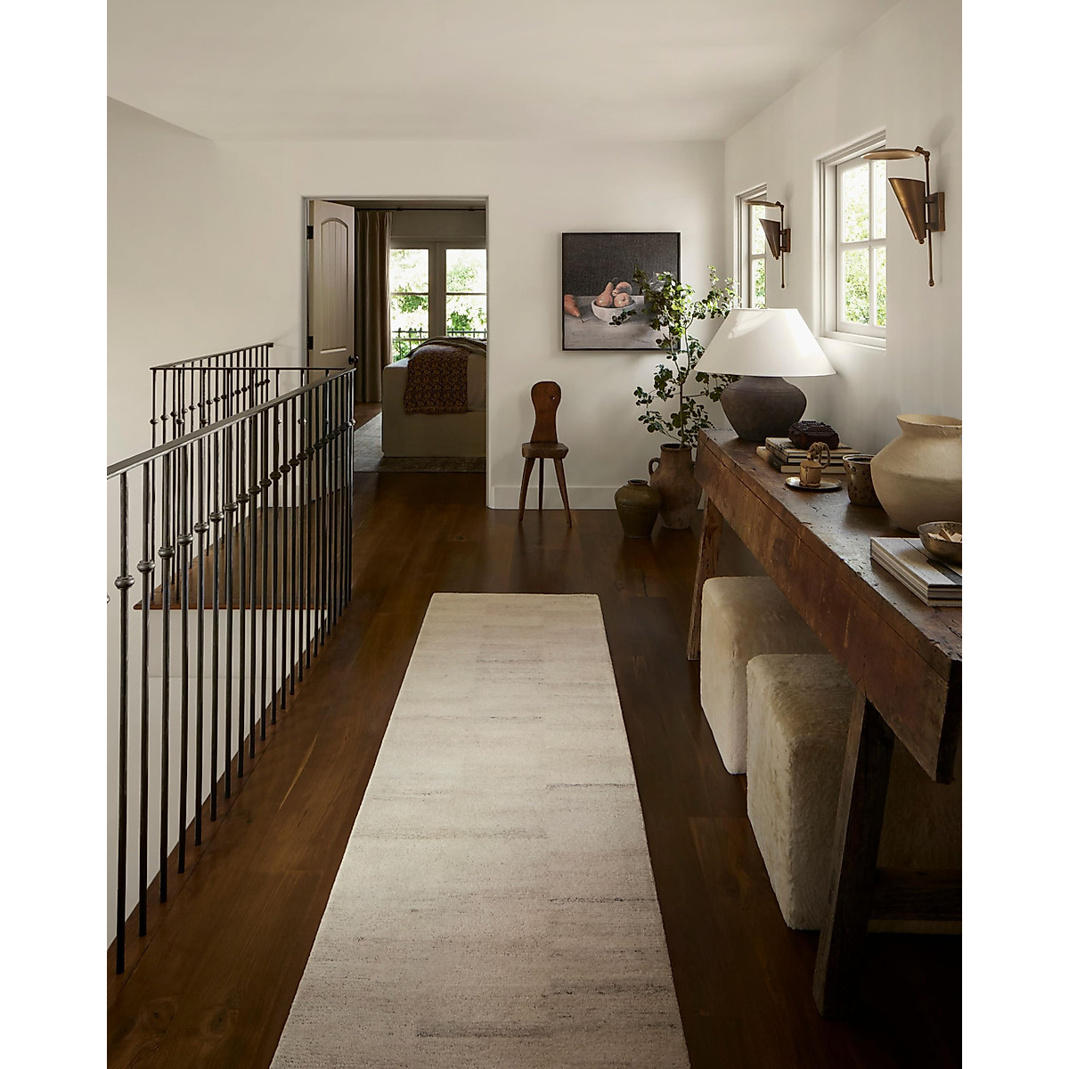 Loloi Amber Lewis x Loloi Rocky Collection ROC-03 Natural / Fog, 9'-3" x 13', Area Rug