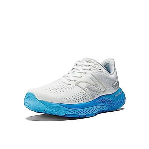 New Balance Women's Fresh Foam X 880 V12 Running Shoe, White/Vibrant Sky/Serene Blue, 9