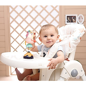 Baby Toys 6 to 12 Months - High Chair Toys with Powerful Suction Cups, Baby Rattles Shaker, Turn, Suction Toys for Baby 0-6-12-18 Months, Gift for Baby Boy & Girl