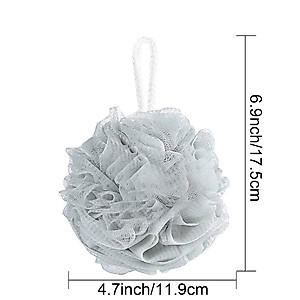 10 Pack of Bath Loofah Shower,Small Size Sponge Pouf Body Scrubber Exfoliator Scrubber Ball,Mesh Bath and Shower Sponge for Kids Women Men Body Wash Bathroom