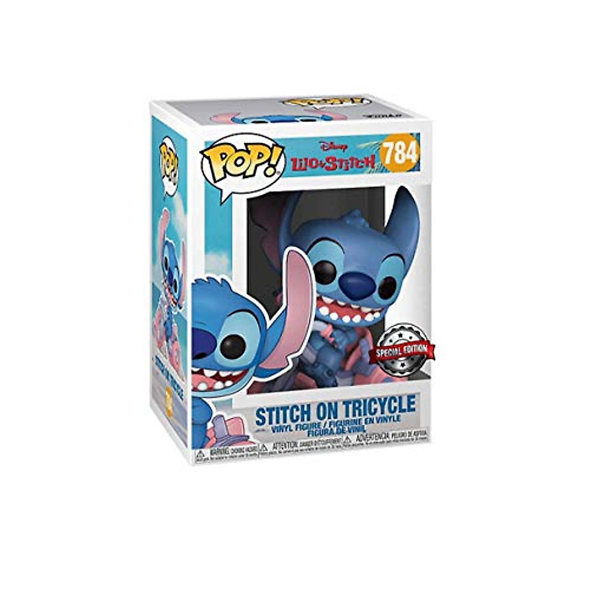 Funko Pop! Disney Lilo & Stitch #784 â€“ Stitch on Tricycle Shop Exclusive