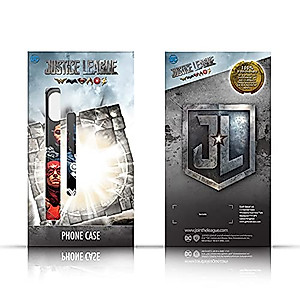 Head Case Designs Officially Licensed Justice League Movie Red and Black Flight Superman Logo Art Leather Book Wallet Case Cover Compatible with Samsung Galaxy A04 (2022)