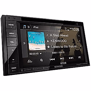 Kenwood DDX276BT 6.2 DVD Receiver with Bluetooth | Double DIN Bluetooth Car Stereo with 6.2 Clear Resistive Touch Panel