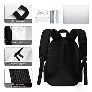 Love Jiujitsu Travel Backpack Lightweight 16.5 Inch Computer Laptop Bag Casual Daypack for Men Women