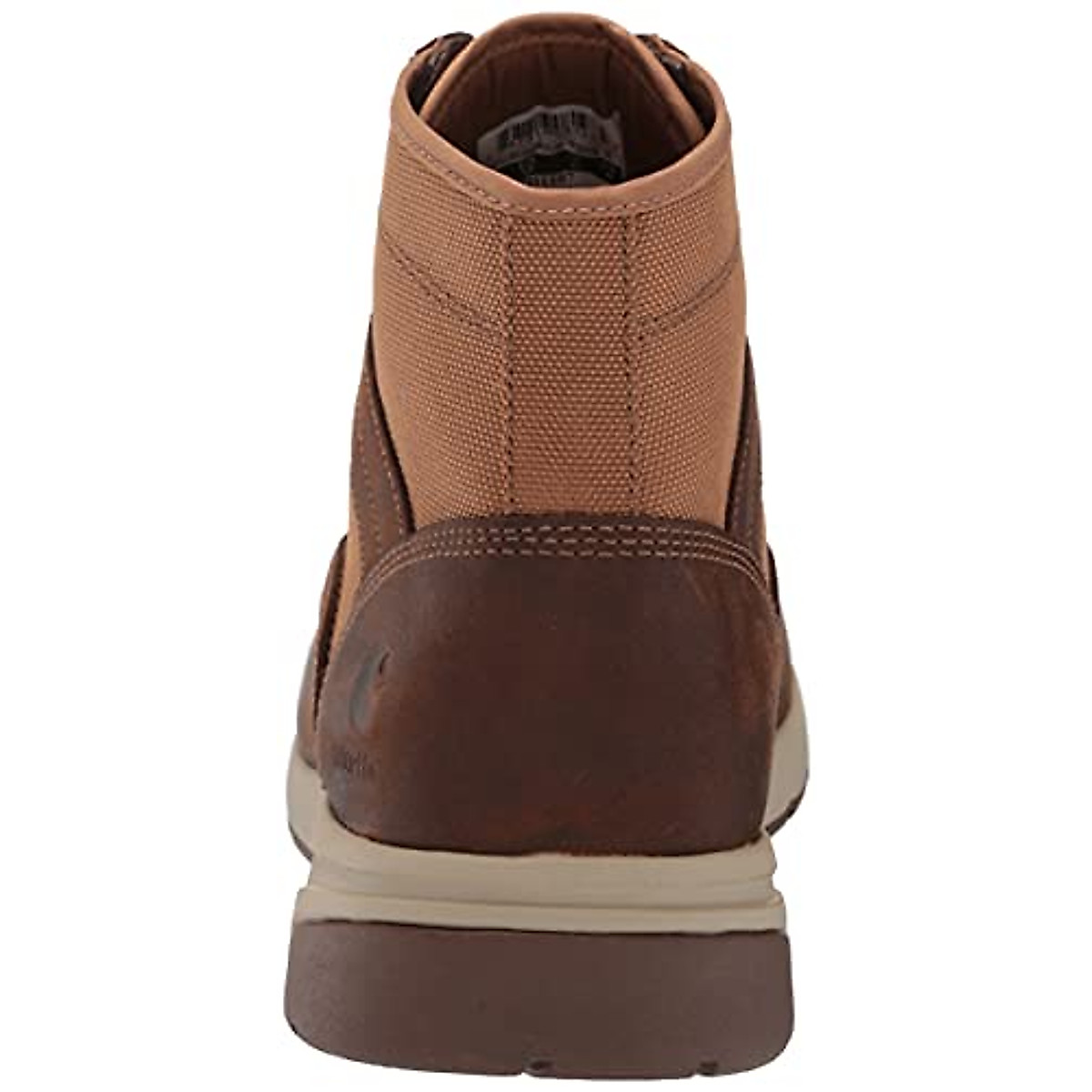 Carhartt mens Force 5" Lightweight Sneaker Soft Toe Ankle Boot, Brown Leather & Tan Duck, 10 US