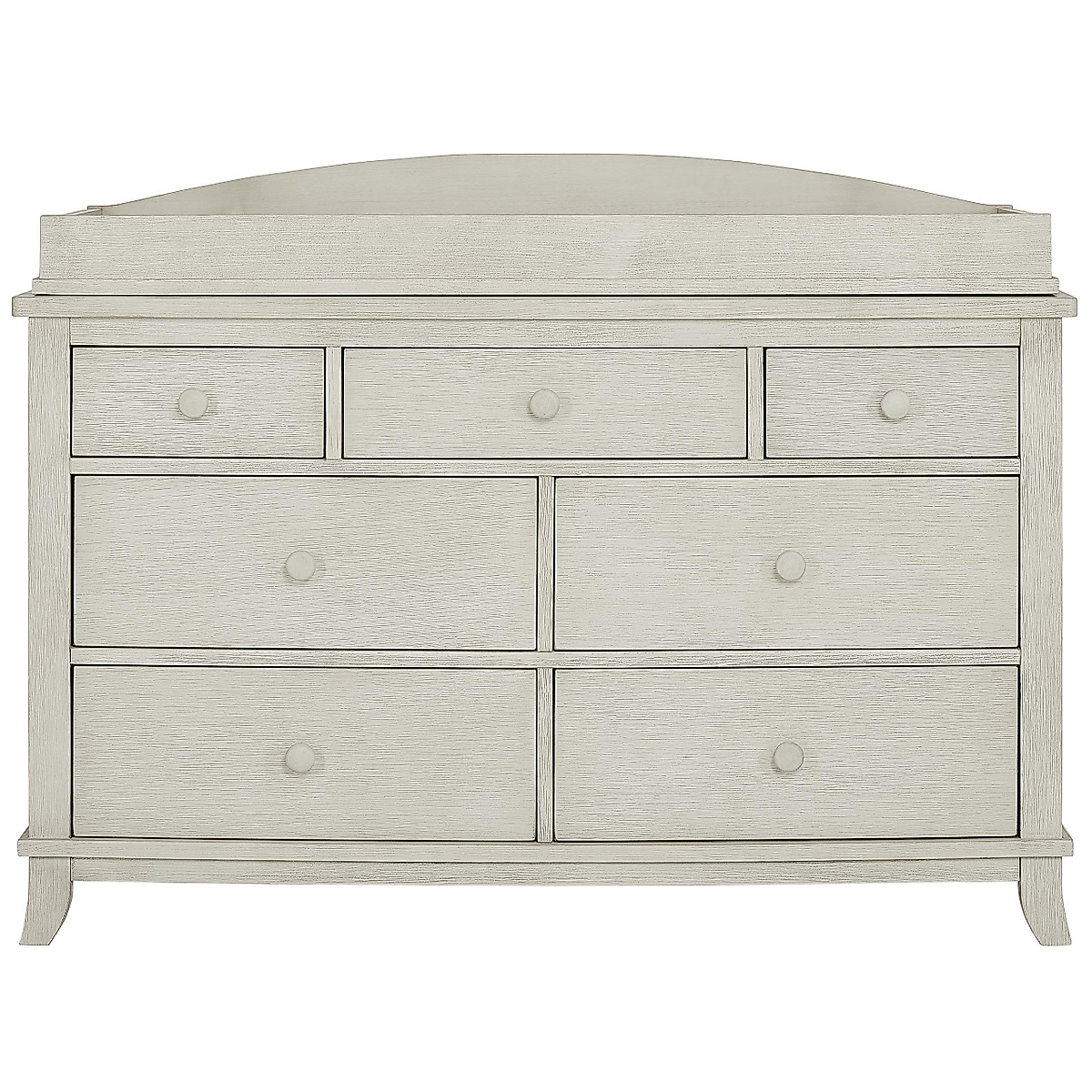 Evolur Signature Amsterdam Changing Tray, Glazed Brush White