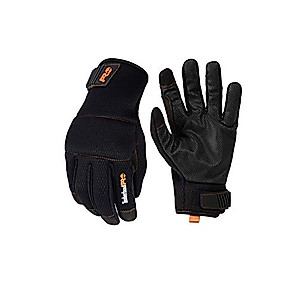 Timberland PRO Mens Full-finger Work Gloves, Black, Large Pack Of 1 US