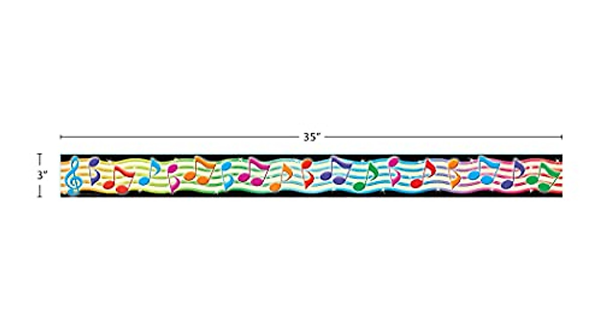 Musical Notes Border Trim for Classrooms | Shop Now