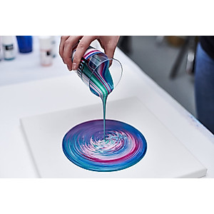 Liquitex Professional Pouring Medium Trial Set, Includes 3 x 4-oz Pouring Medium, Gloss, Matte, and Iridescent