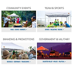 ABCCANOPY Commercial Pop Up Canopy Tent 10x20 Premium-Series, White