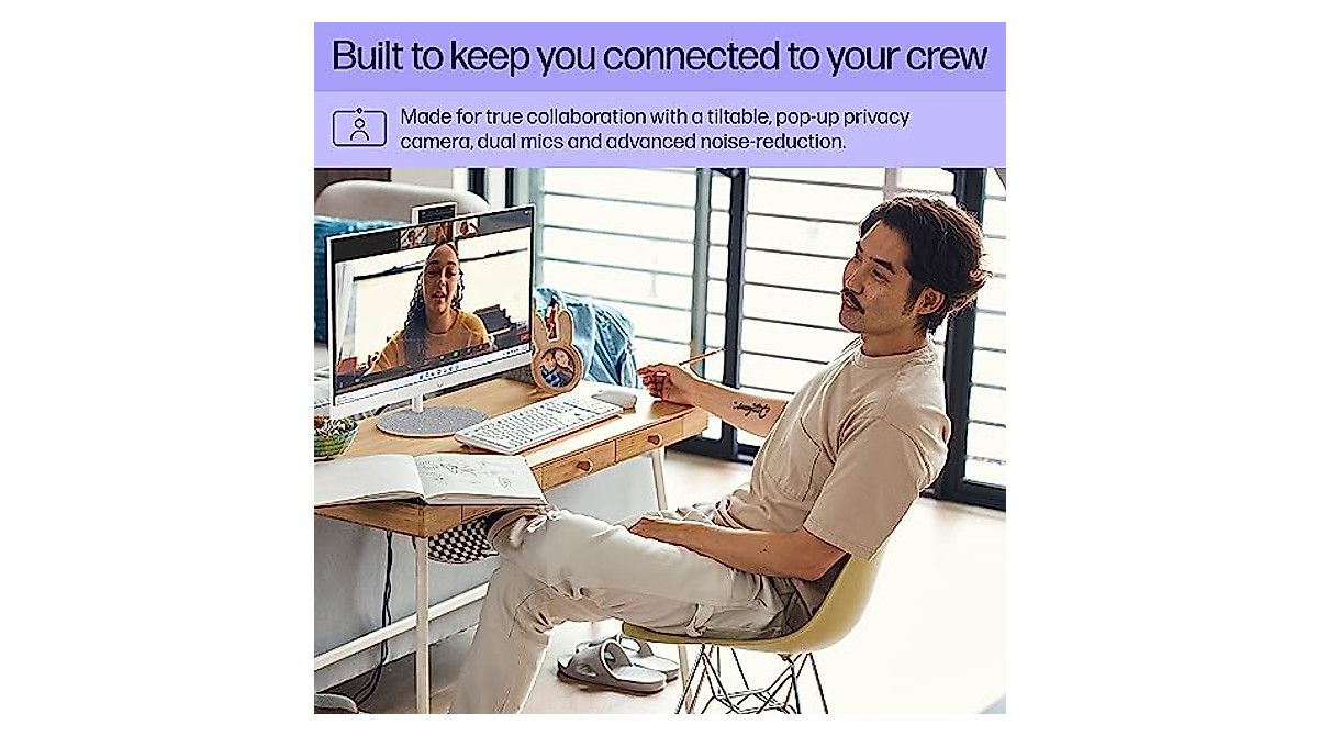 HP 27" All-in-One PC | 13th Gen Intel Core i7