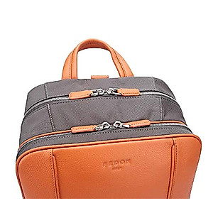 Fedon 1919 - Dimon - Men's laptop backpack 15" - MZ1930001 (Orange)