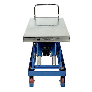Vestil CART-4000 Hydraulic Elevating Cart with Single Scissor, 4,000 lb. Capacity, 47" x 24" Platform, 15-1/2" to 40" Height Range