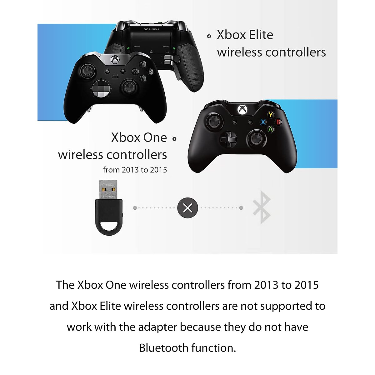 GuliKit 2.4G Bluetooth Adapter Controllers Wireless (Kingkong, King Kong 2 Pro & 2), Zen Pro Controller, Supports Windows7/8/10/11, black, PC02