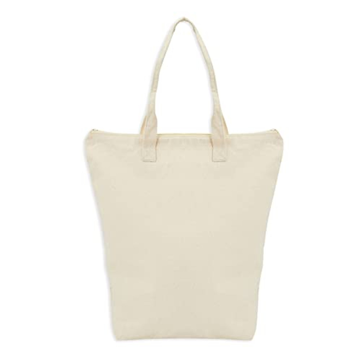 Sparkle and Bash Canvas Tote Bag for Teacher Appreciation Gifts, Teaching is a Work of Heart (14.5 x 15 x 6 In)