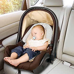 KAKIBLIN Soft Head Neck Support Cushion Pillow for Car Seat,Pushchair,Baby Carrier (Grey)