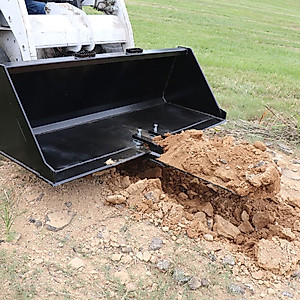 Titan Attachments Clamp-On Quick Spade Combo 45" x 18" Dig Footings, Trenches, and Stump Removal