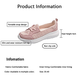 Zlimpty Kotsas Orthopedic Shoes for Women, Breathable Slip on Arch Support Non-Slip Shoes, Walk Clouds Orthopedic Shoes (B Black,9)