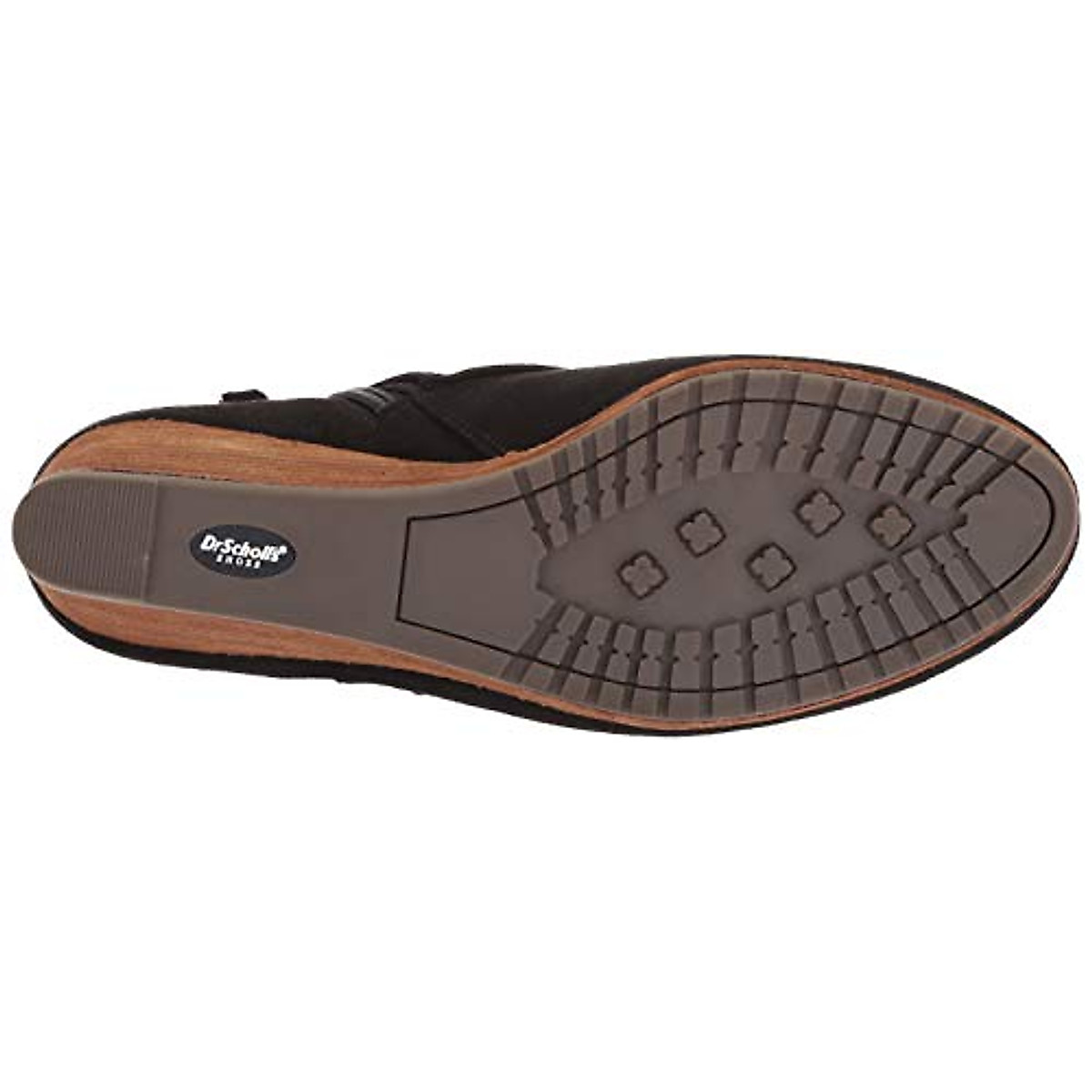 Dr. Scholl's Shoes womens Create Ankle Boot, Black Microfiber, 8.5 US