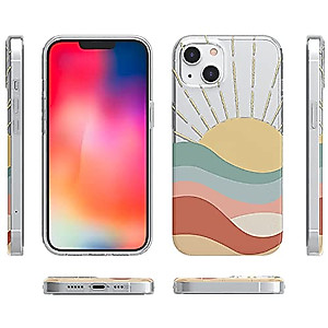 Casely iPhone 13 Sun-Themed Case | Colorblock Sunset Sunrise Pattern | Drop Test Certified & Camera Lens Protection