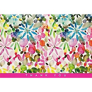 Watercolor Garden Thank You Notes (Stationery, Note Cards, Boxed Cards)
