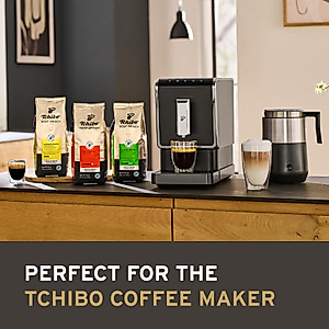 Tchibo Induction Milk Frother, 16.9 oz Capacity - Electric Coffee Frother for Hot and Cold Milk Froth - with Touch Button and Automatic Switch-off Function, Dishwasher-safe